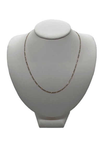 10k Solid Two-Tone Figaro | GoldBar